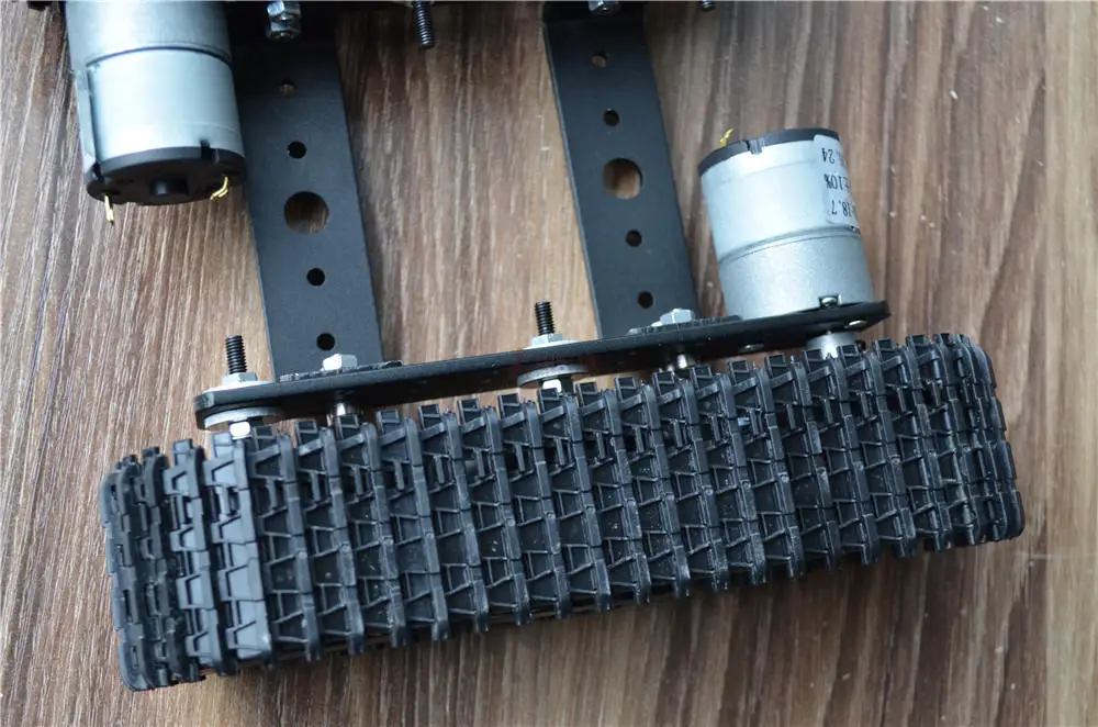 DOIT mini TP100 Aluminum Alloy Tank Robot Chassis Caterpillar Platform ...