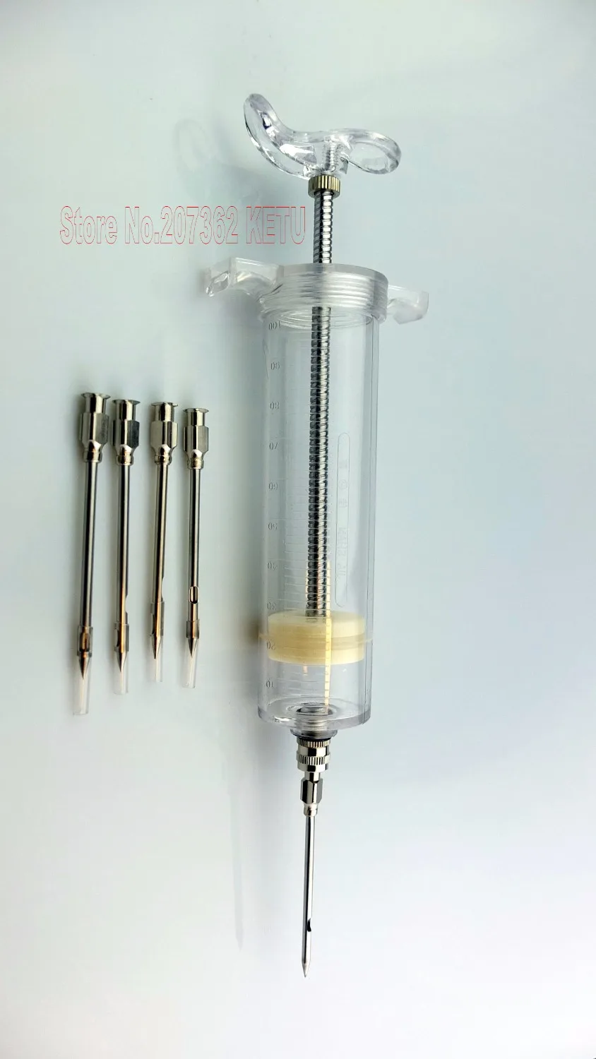 BBQ-Meat-Grill-100ML-Injector-Syringe-Marinade-Seasoning-Flavor ...