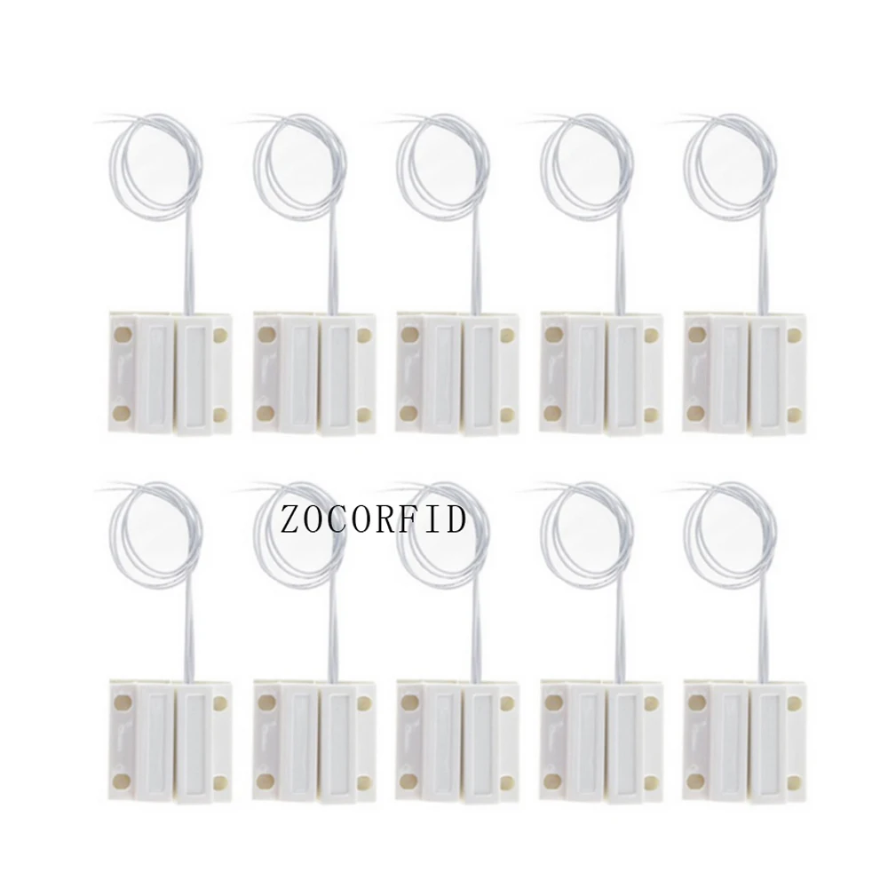 10pairs Mc-38b Normally Close Nc Type Wired Door Window Sensor Magnetic ...