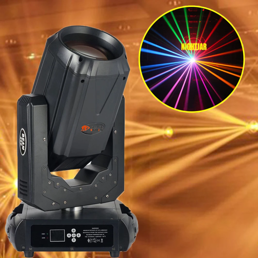 Efecto de arco iris 10R Sharpy 260 W cabeza móvil haz de luz doble ...