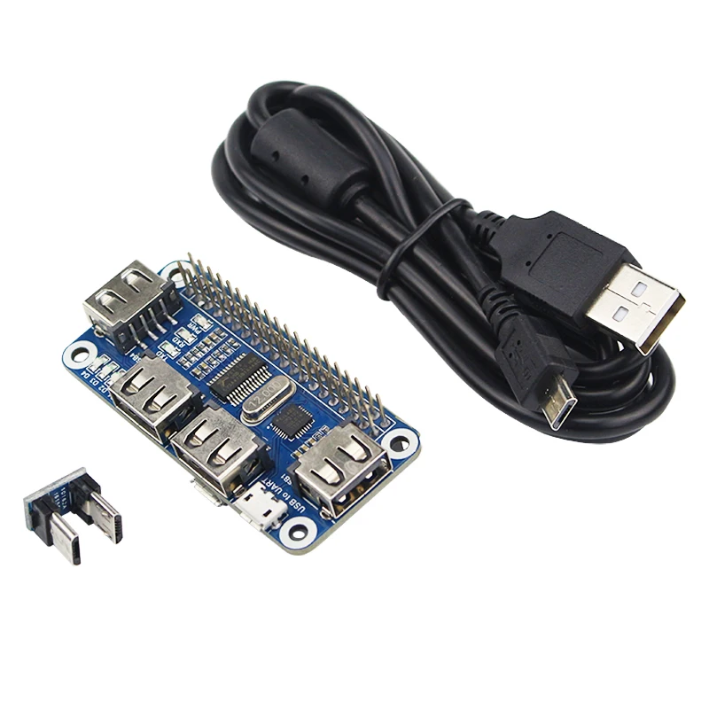 Raspberry Pi 3 Model B 4 Port USB Hub USB to UART for Serial Debugging ...