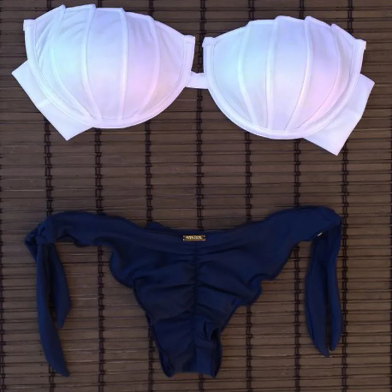 Shell Swimwear Women Bikini 2017 Brazilian Bikini Bandage Swimsuit
