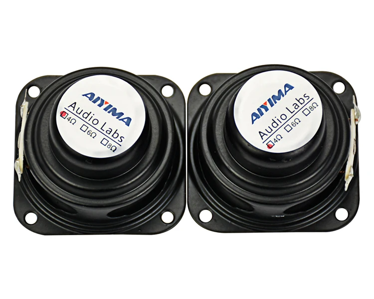 AIYIMA 2Pcs Audio Speakers 1.5Inch 40MM 4Ohm 5W Internal Magnetic Bass Multimedia Speaker : Gearbest