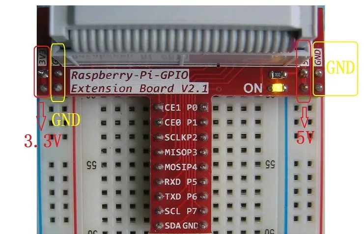 3pcs Raspberry Pi 3 Model B GPIO Extension Board Adapter 40 Pin GPIO ...