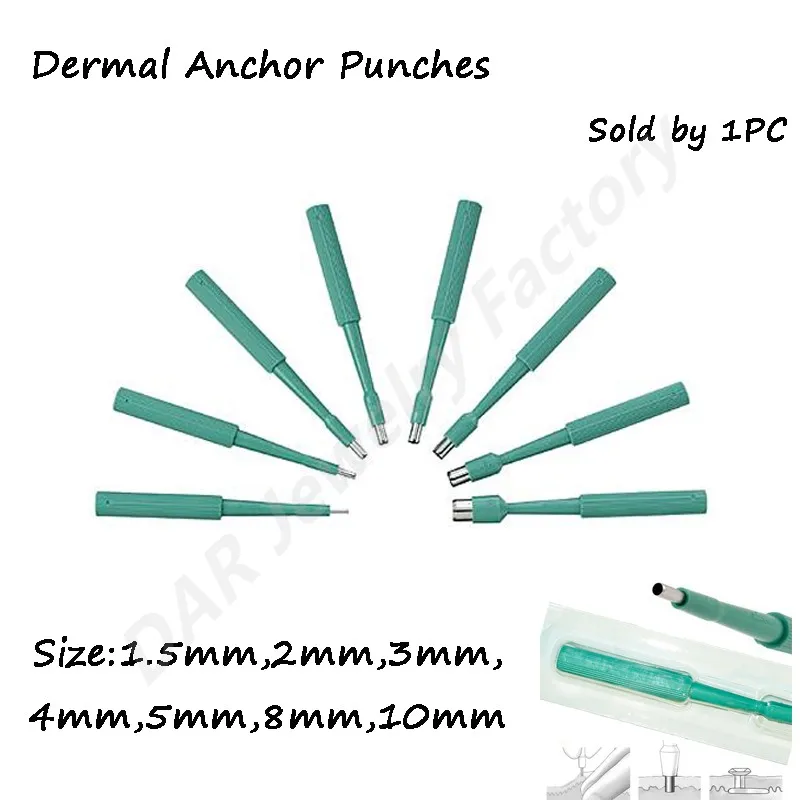 SHUIMEI 1PC Biopsy Dermal Punch Sterilized Disposable Punches for ...