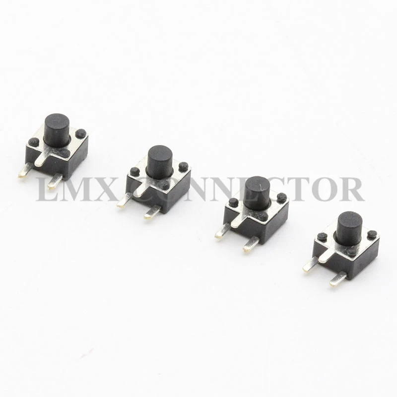 100pcs Push Button Switch 4.5x4.5x5mm 3p Dip Tact Switch - Switches ...