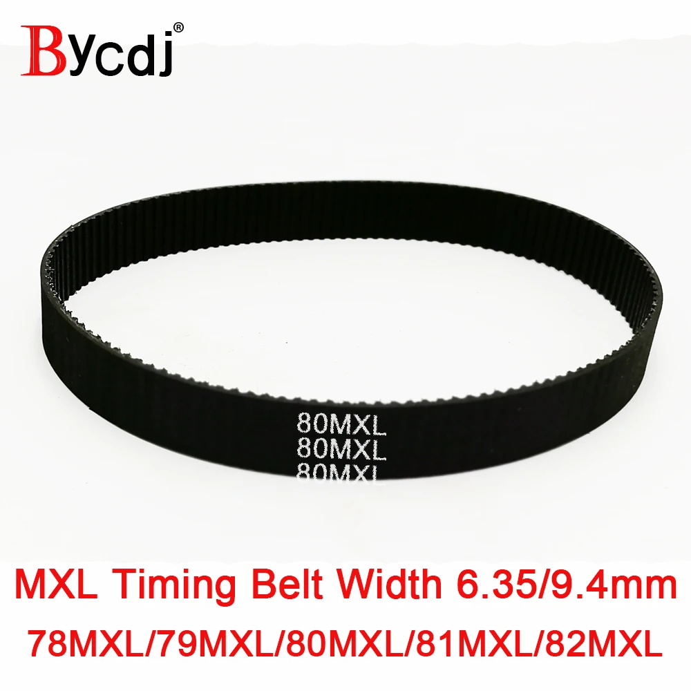 MXL Timing belt B98 B99 B100 B102 B103 MXL Teeth Width 6.4/9.4mm 2 ...