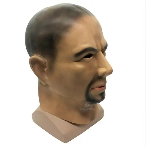 Ferocious Strong Man Halloween Mask Full Face Latex Mask Realistic ...