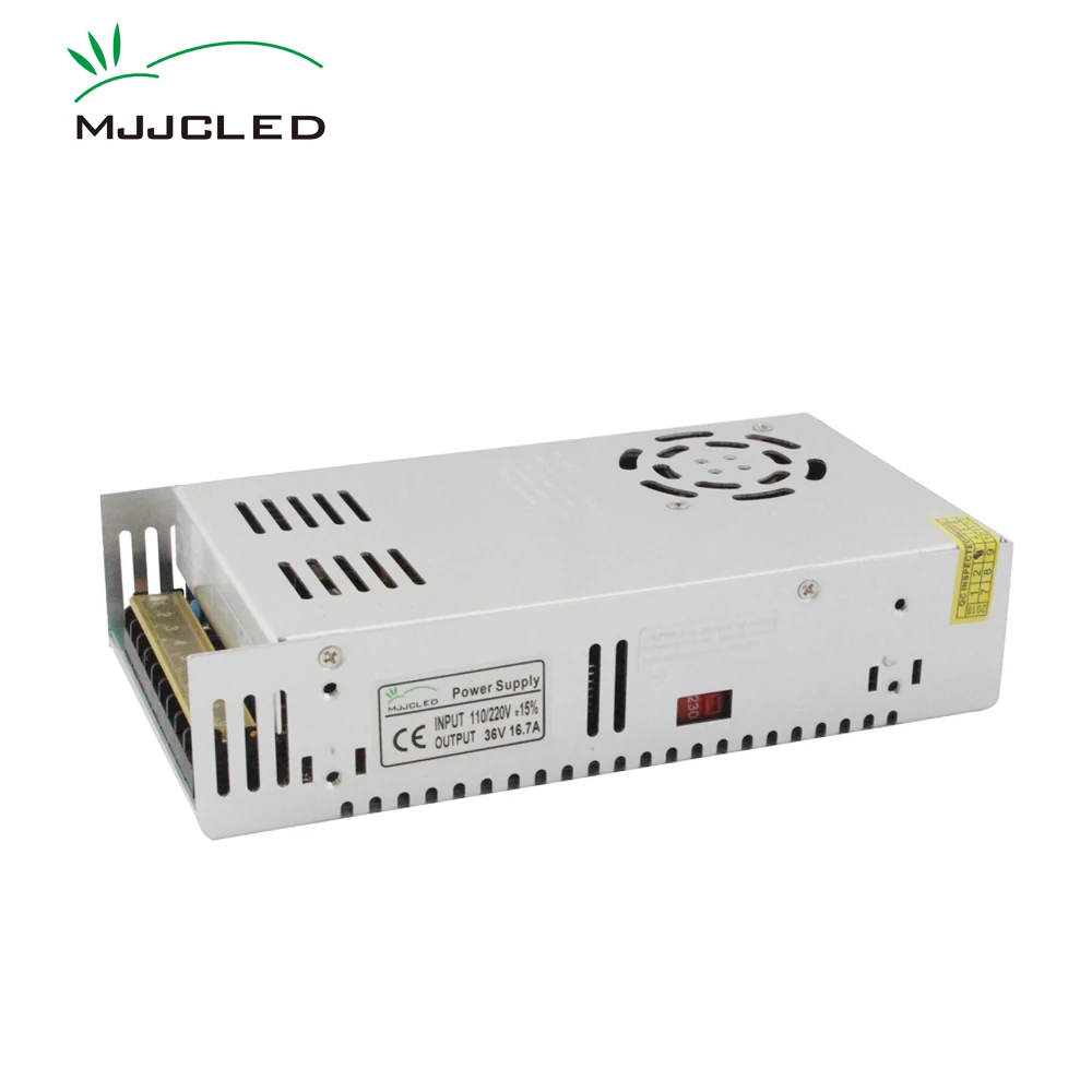 36 V 600W 전원 공급 장치, 12 V 24 V 36 V AC DC 12 V 24 V 48V 220V 110V 100V 변압기 LED 드라이버 36 V 전원 공급 장치 ...