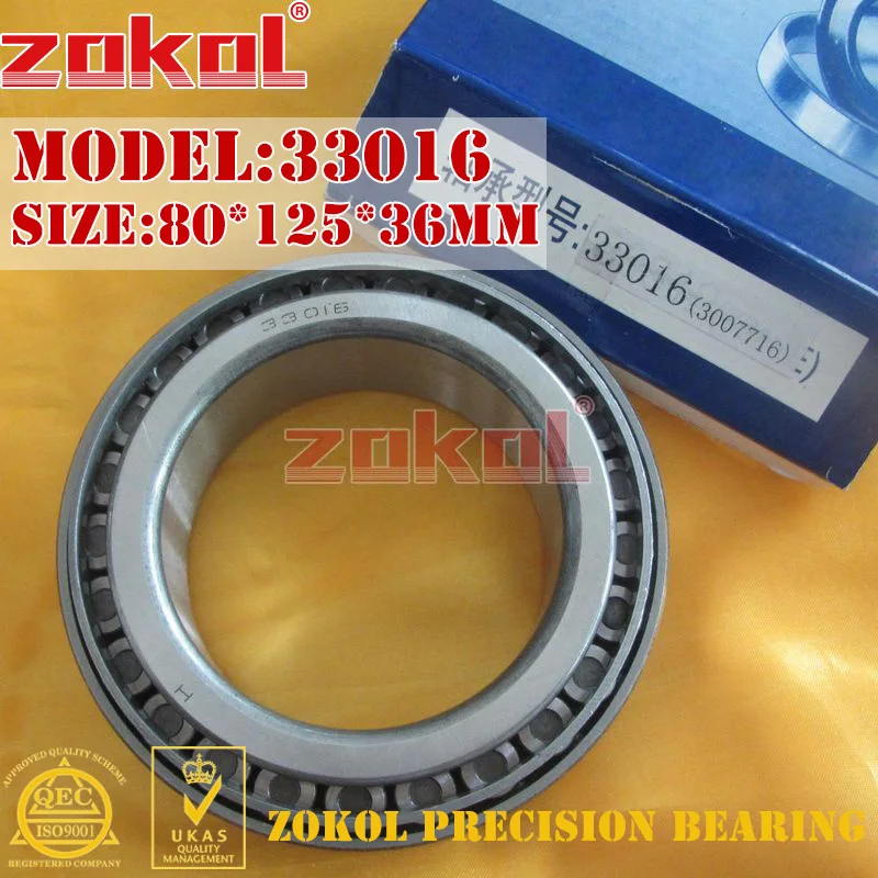 ZOKOL bearing 33016 3007116E Tapered Roller Bearing 80*125*36mm|bearing ...