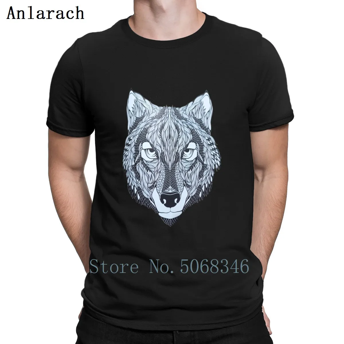 Wulf For Gothic Motorcycle And Hard Rock Fans T Shirt Loose Fashion ...