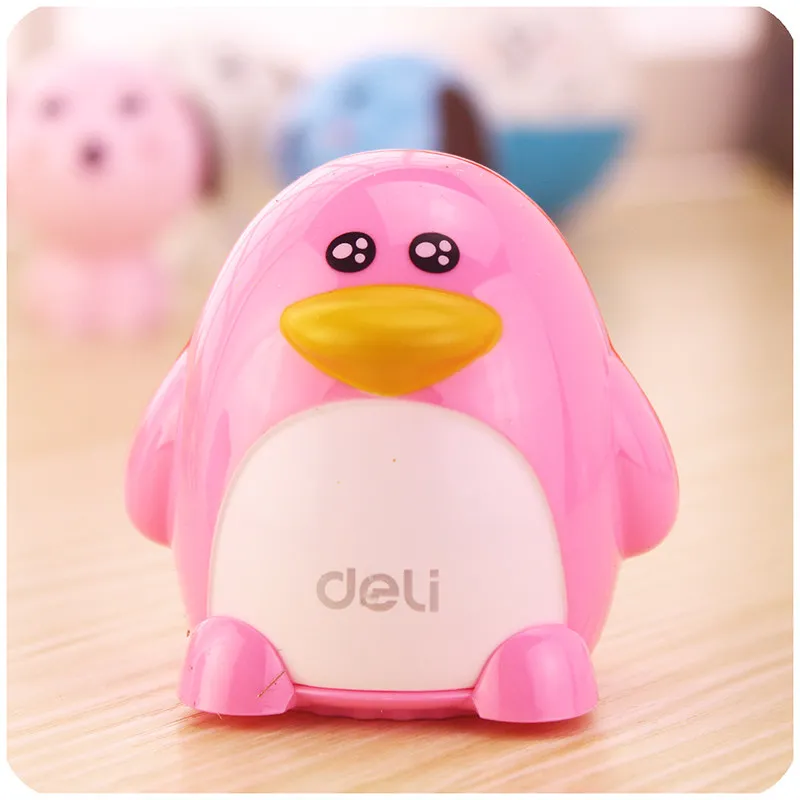 Kawaii Little Penguin Plastic Stationery Double Hole Pencil Sharpener ...