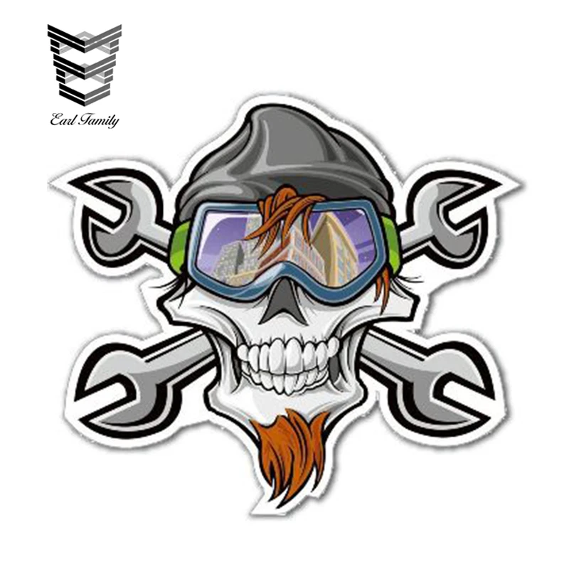 Atv Skull Stickers