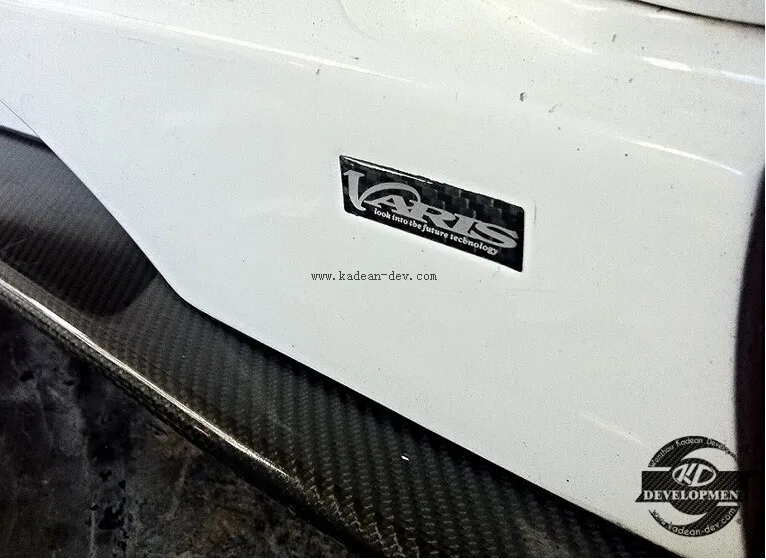 2 STÜCKE KOHLEFASER VARIS EMBLEM LOGO AUFKLEBER FÜR AERO AUTO ...