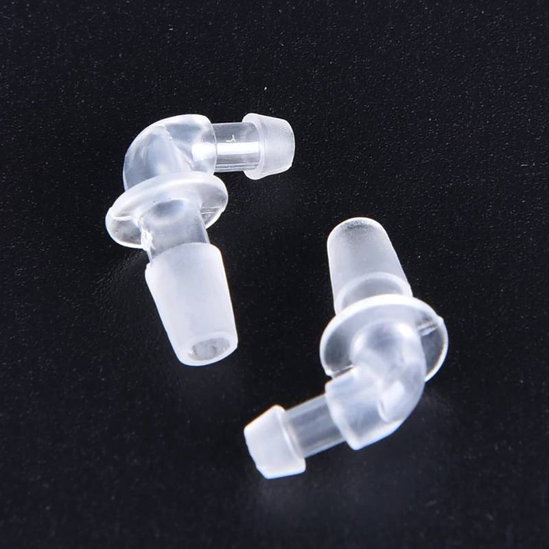 2PCS Style Tubing Adaptor Hearing Aid Accessories Transparent Eartip ...
