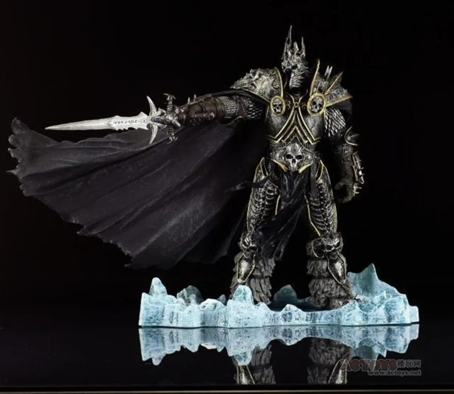 WOW Character FALL OF THE LICH KING ARTHAS ACTION FIGURE Model Toy 21CM ...