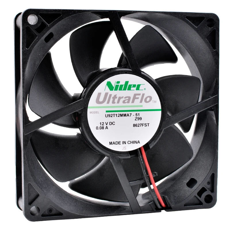 Brand New Original U92t12mma7-51 9cm 92mm Fan 9225 Dc 12v 0.08a ...