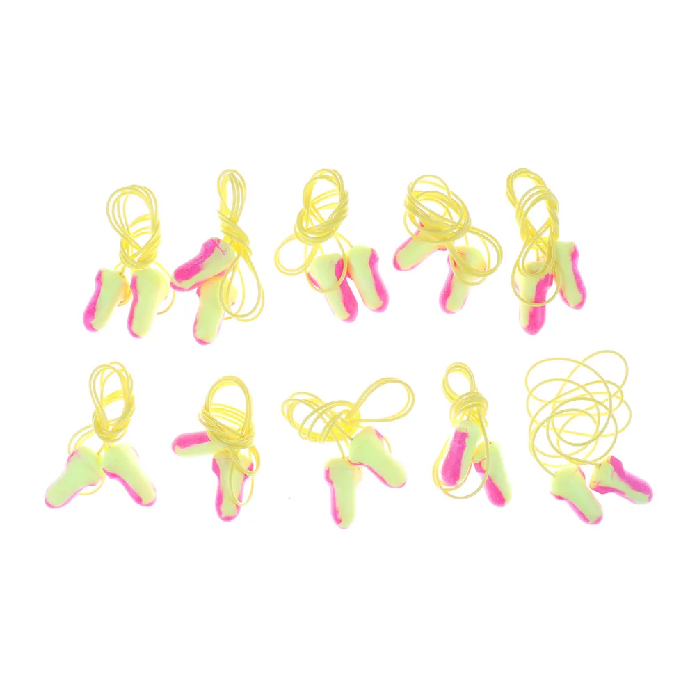 10 Pair Noise Reducer Ear Protector For Sleeping Studying Reading Anti ...