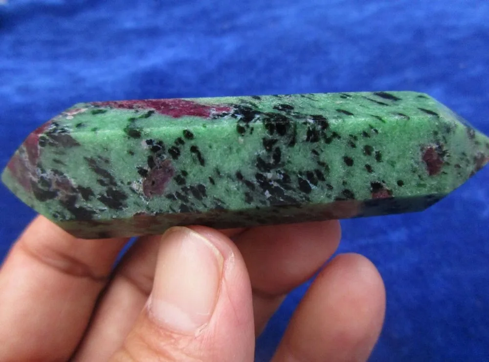 Beautiful NATURAL Epidote & Ruby POINT HEALINGfor gifts-in Stones from ...