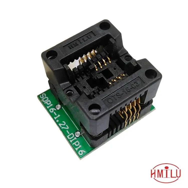 100pcs Lot Sop8 Soic8 So8 To Dip8 Ez Programer Socket Pitch 1 27mm Ic