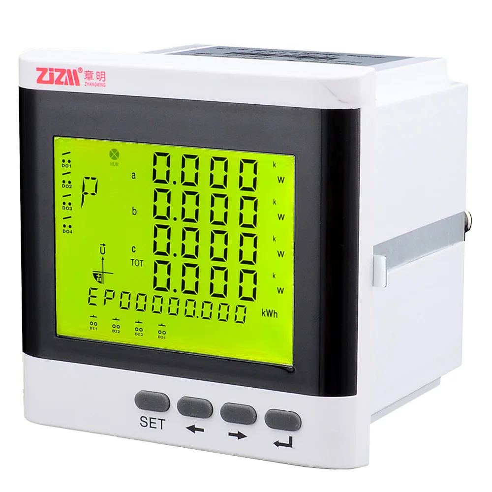 3-Phase-Multi-function-Power-Meter-Digital-LCD-Display-Energy-Voltage-Current-Meter-with-RS485 ...