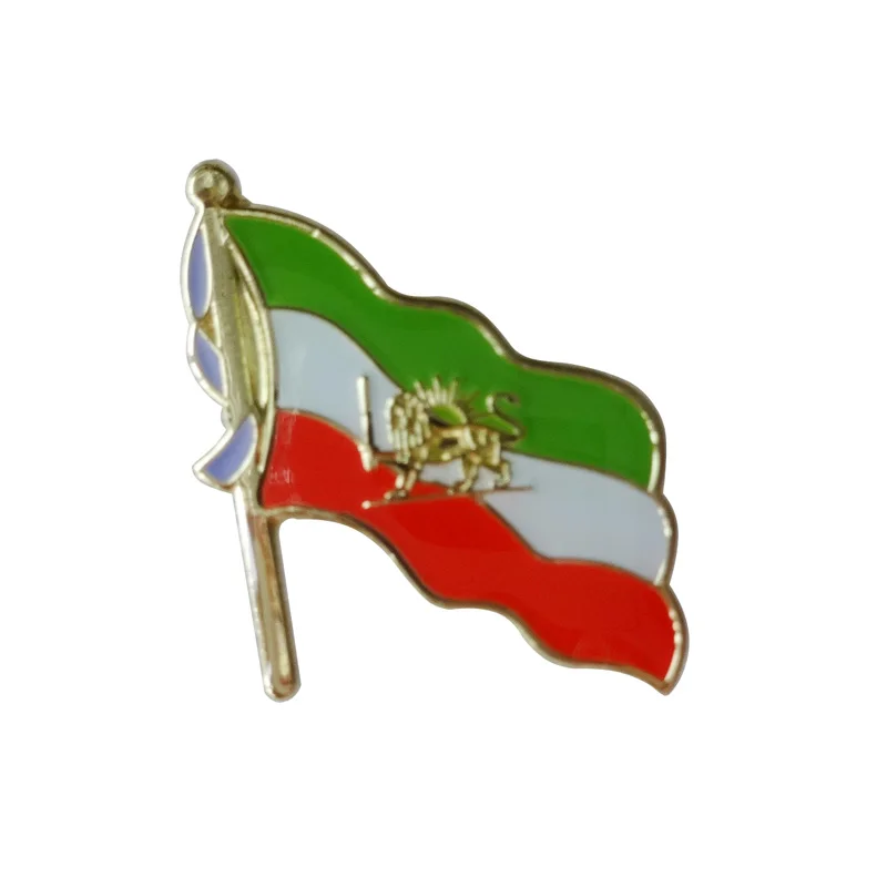 Iran-Country-flag-single-lapel-pin-badge-Iron-plated-brass-paints-epoxy ...