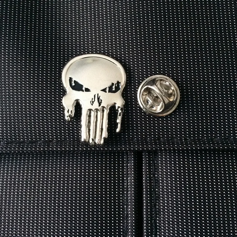 1-pcs-3D-Superhero-Punisher-Skull-Lapel-Pins-Brooch-Pins-Badge-Lodge ...