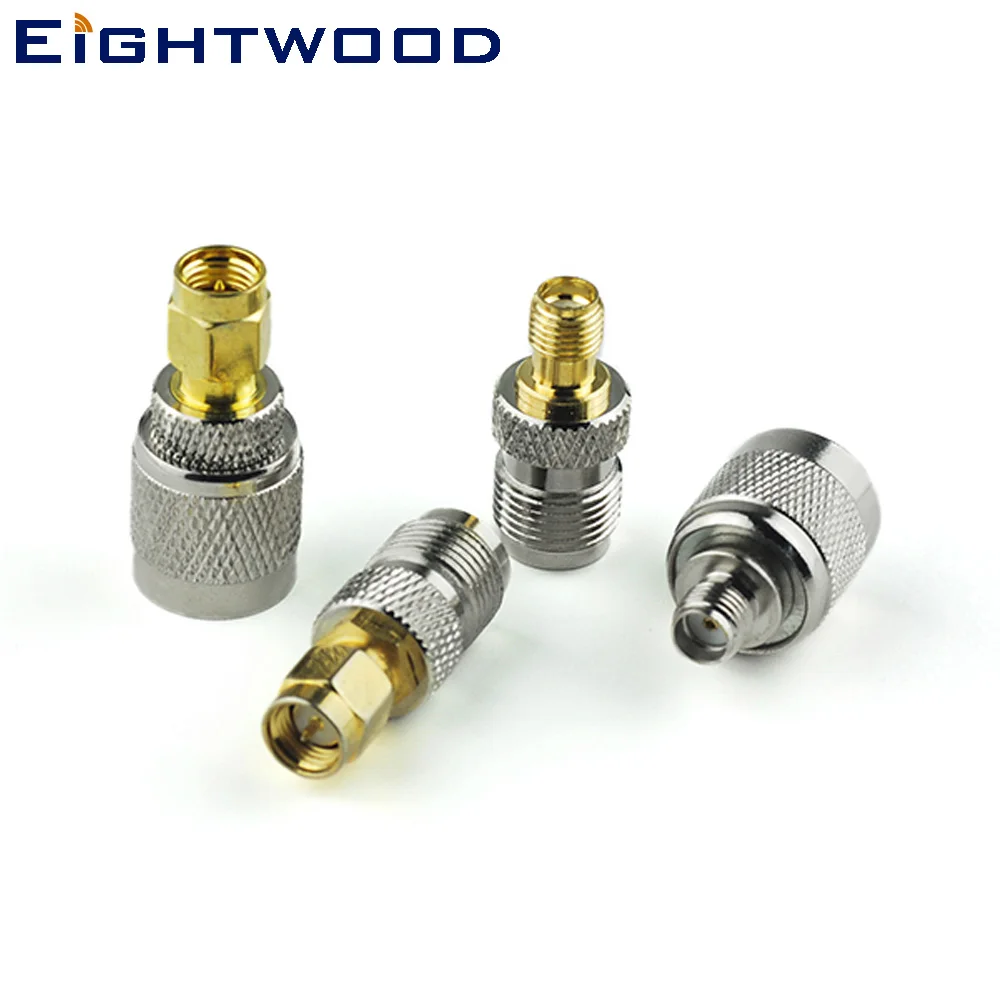 Eightwood SMA TNC RF Adapter Kit SMA to TNC 4 Type-in Cables, Adapters ...
