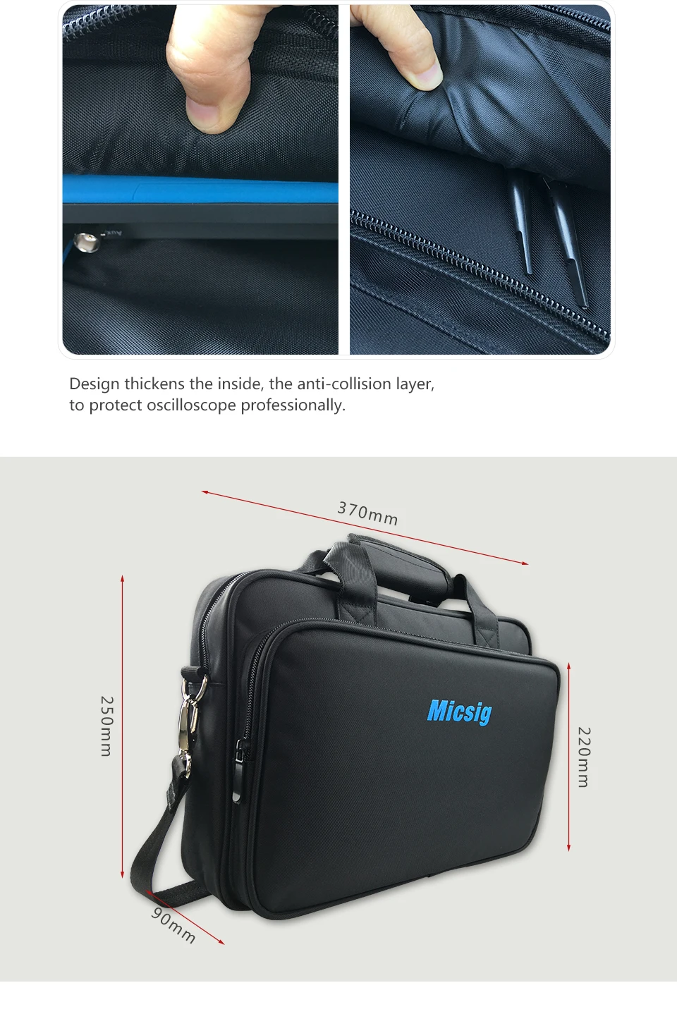 Micsig oscilloscope handbag-Micsig