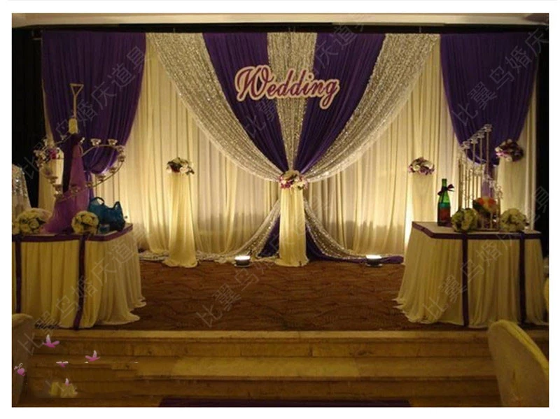 3m-6m-Wedding-Backdrop-wedding-backdrop-curtain-wedding-background ...