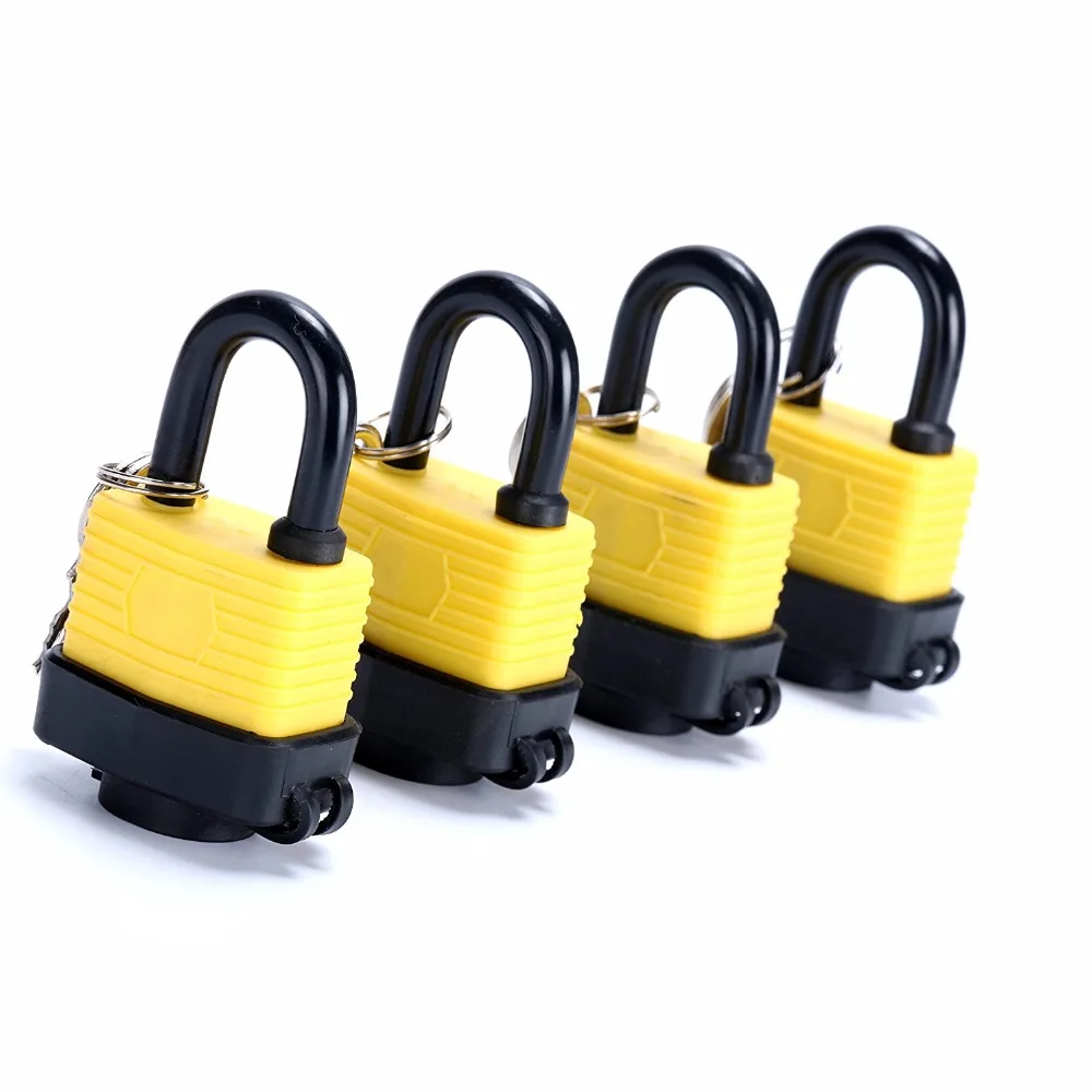 4 X Waterproof Padlock Locks Gate Door Padlock Master Padlock 40mm ...
