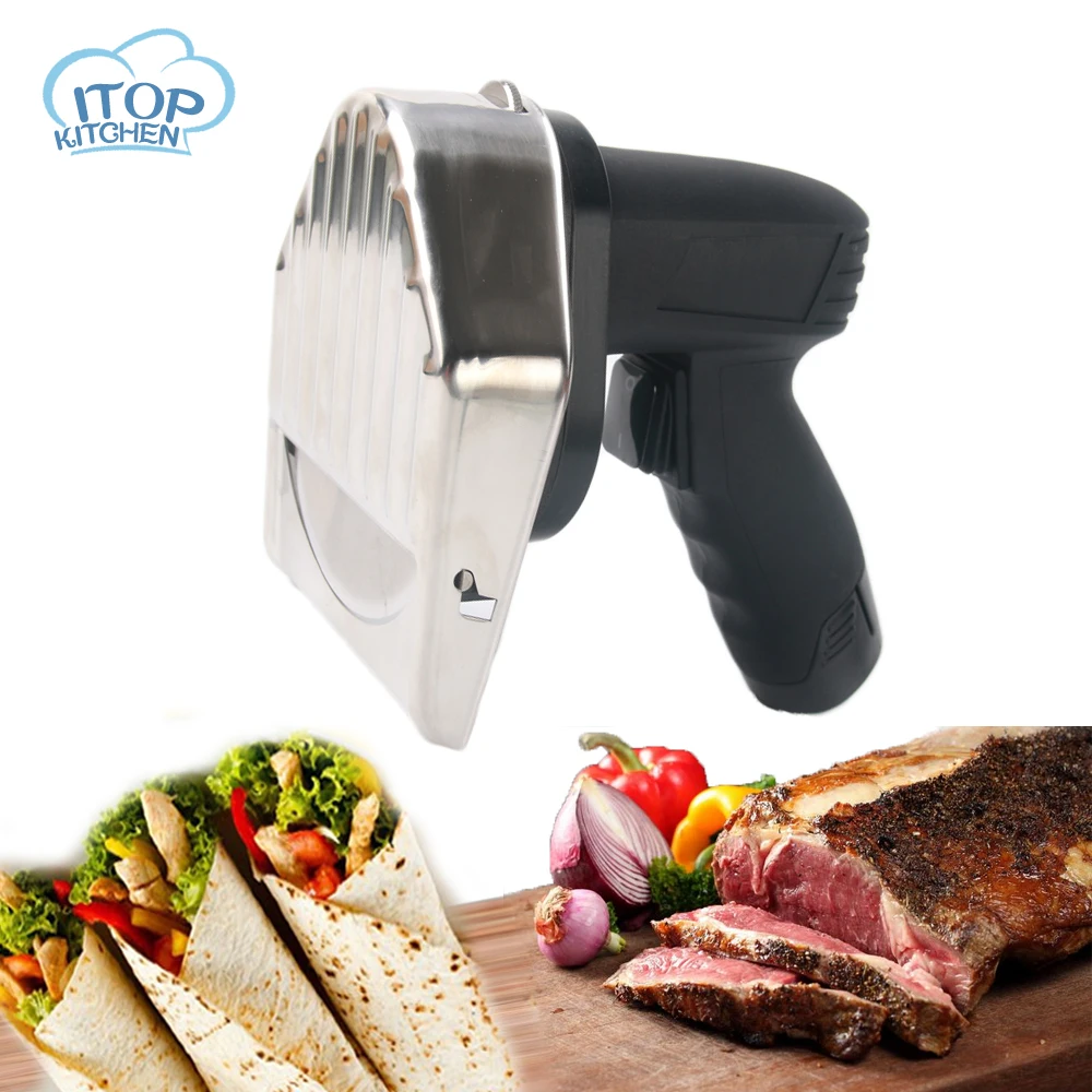 ITOP 0012 04 Wireless Kebab Slicer Rechargebale Shawarma Doner Meat ...
