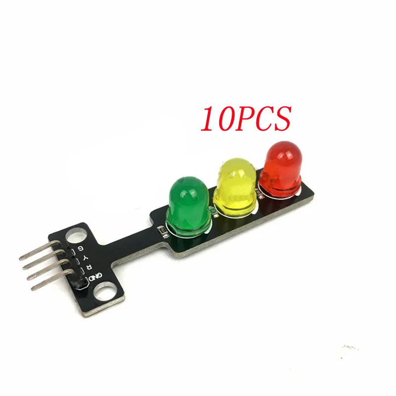 10PCS LED Traffic Light Module 5V Traffic Signal Digital Signal Output ...