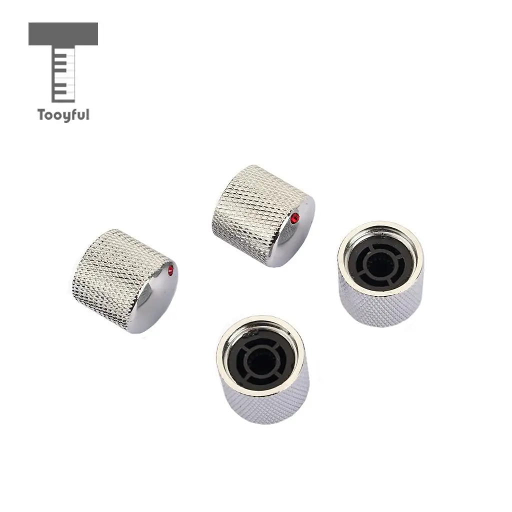 Tooyful Pack Of 4 Iron Electric Guitar Tuning Knob Screw Fixing Tone
