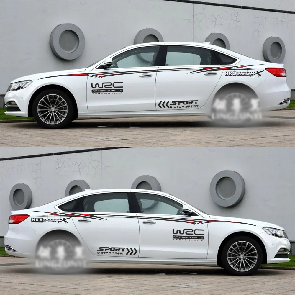 Car Door Waterproof Decal Stickers WRC Motor Sports Sticker for Car ...