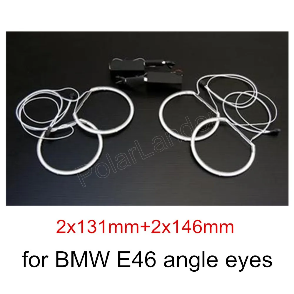 colorful Car LED Halo Rings Angel Eyes Headlights for BMW E46 Light ...