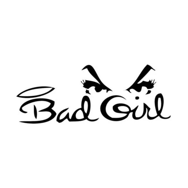 Bad Girl Vinyl Decal Sticker For Coolers Car or Truck Windows, Laptops ...