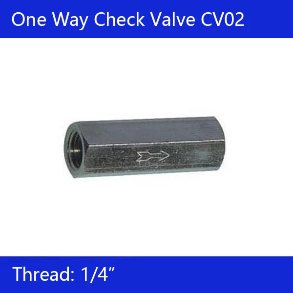 Free Shipping CV01 CV02 CV03 CV04 Caliber one way check valve air water ...