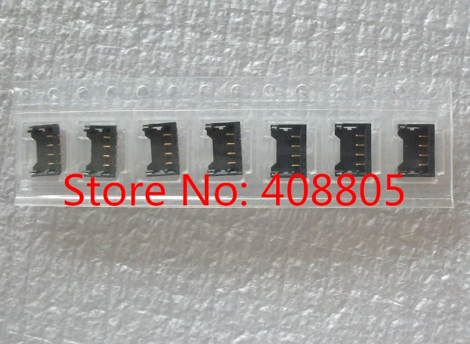 2--200pcs/lot , 4pin Fan Fpc Connector Contact Socket Jack For Macbook ...