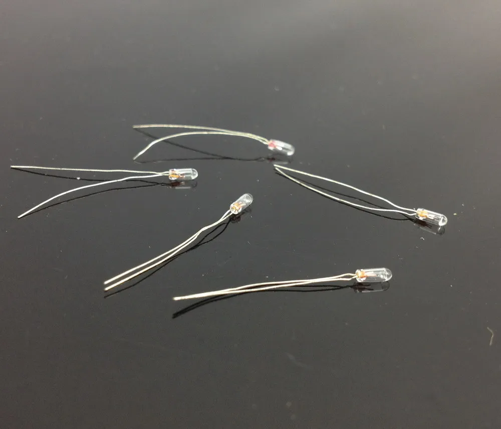 MP1MMW 1mm Ultra Miniature 1.5V Grain of Wheat Bulbs Warm White NEW-in ...