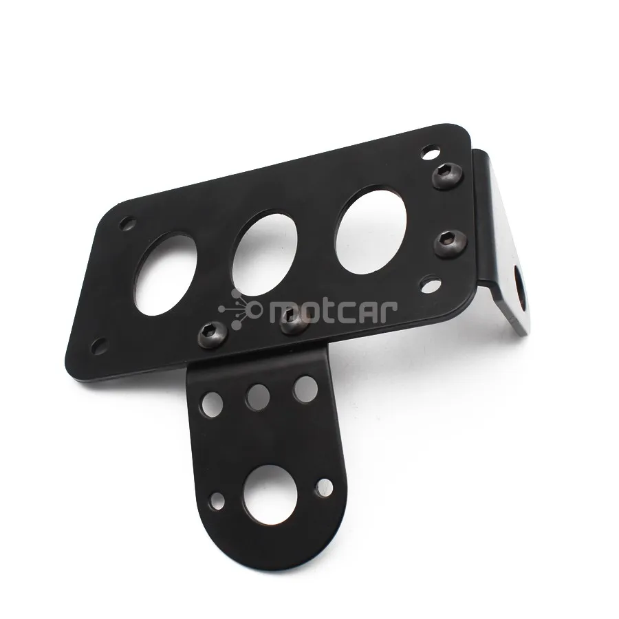 Side Mount Black Motorcycle License Plate Number Plate Bracket For ...