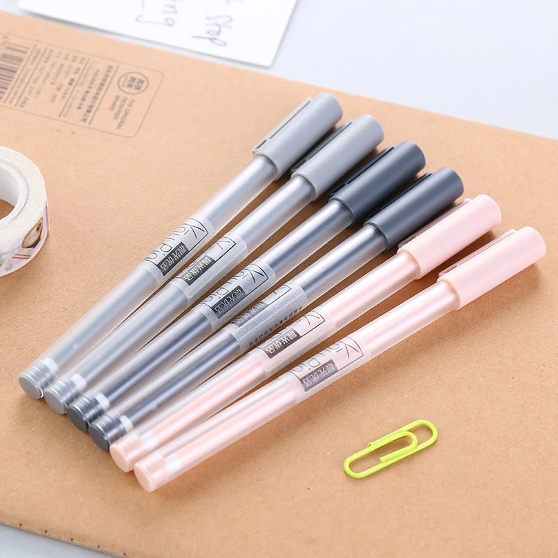 Small fresh Gel Pen 0.35mm Black Ink Pen Maker Pen School Office Supply ...