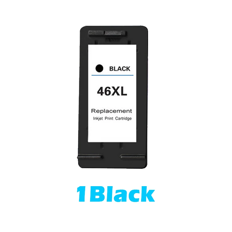 1pc Black Compatible Ink Cartridges For Hp 46 Deskjet 2020hc 2025hc ...