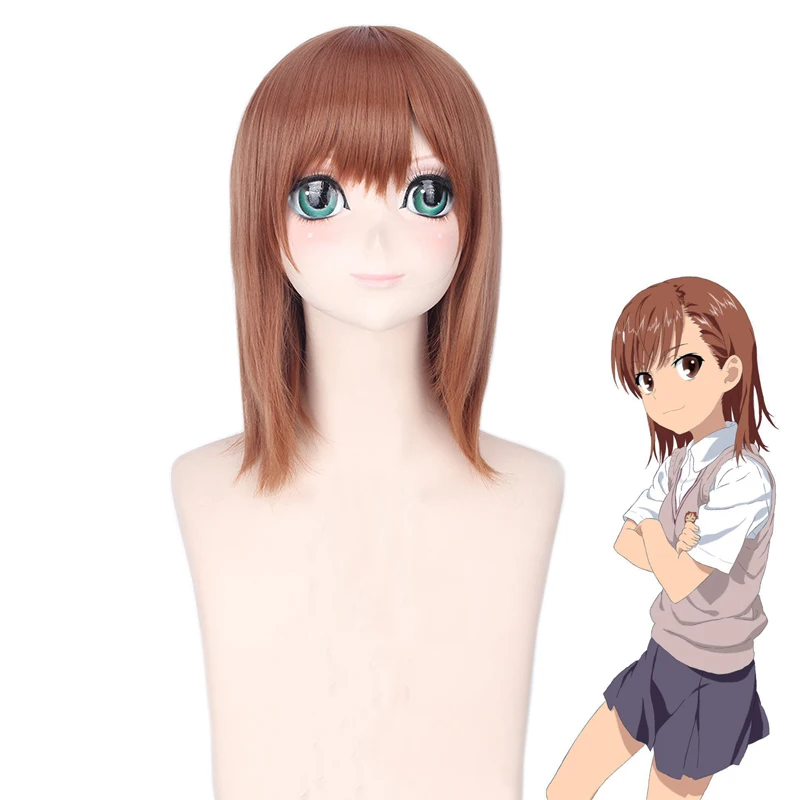 Anime Toaru Kagaku No Railgun Misaka Mikoto Short Cosplay Wig ...