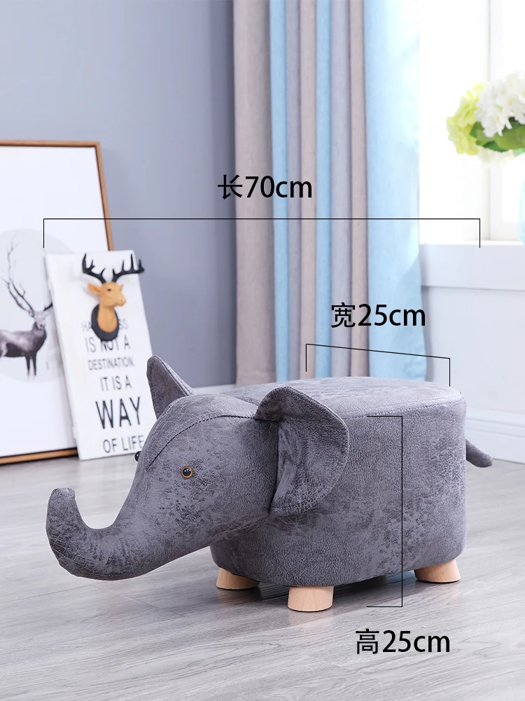 Creative Children Cartoon Cute Fashion Stool Animal Stool Elephant Pig ...