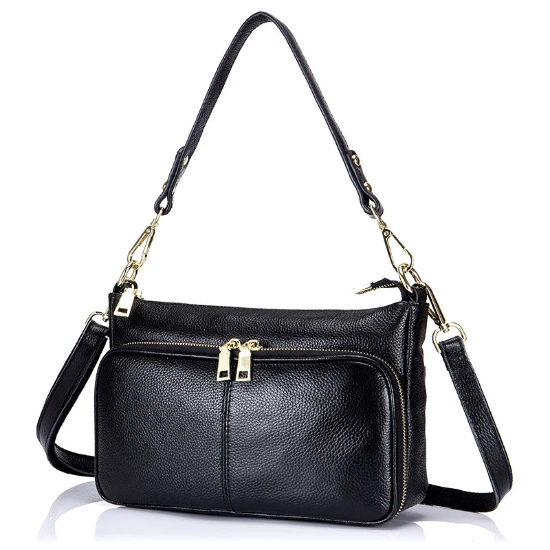 Small Bag Female New Fashion Genuine Leather Handbags Ladies Shoulder ...