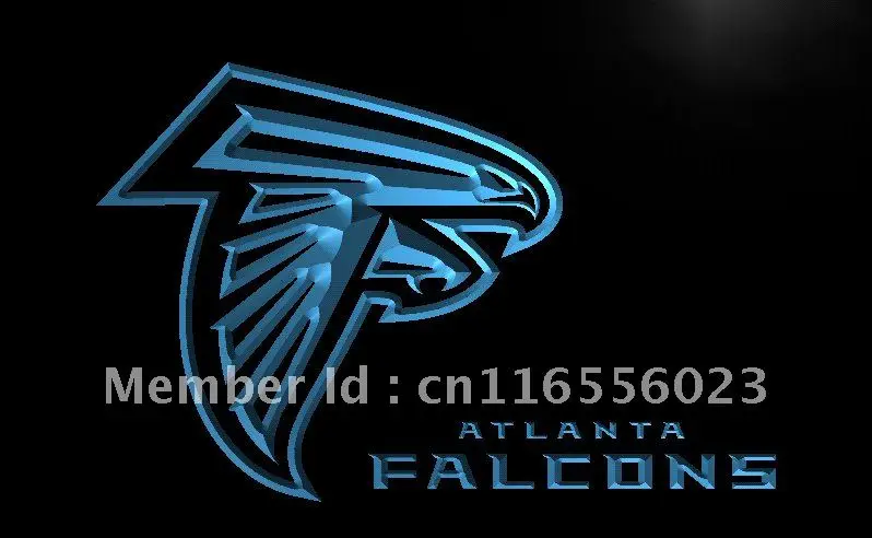 LD065 Atlanta Falcons Football Bar LED Neon Light Sign home decor shop ...
