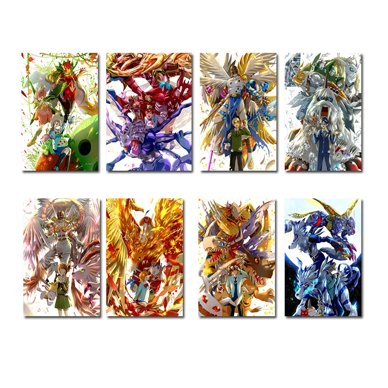 Digimon Adventure Tri Anime Silk Canvas Poster Print Wall - AliExpress