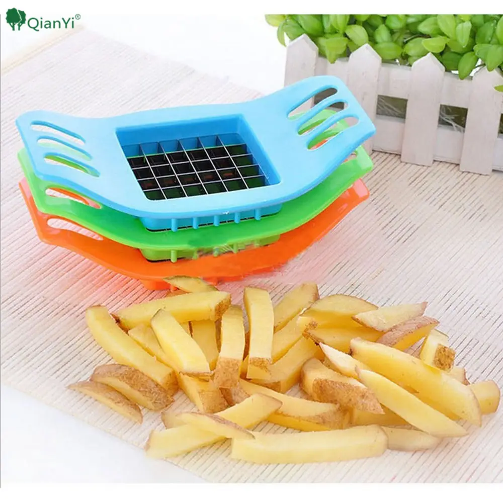 QianYi 1PC Stainless Steel Potato Cutter Slicer Kitchen Vegetable Tools ...
