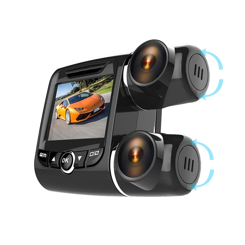 Dual Lens Car DVR Auto Car Camera 360 Degree Panoramic Video Camera ...